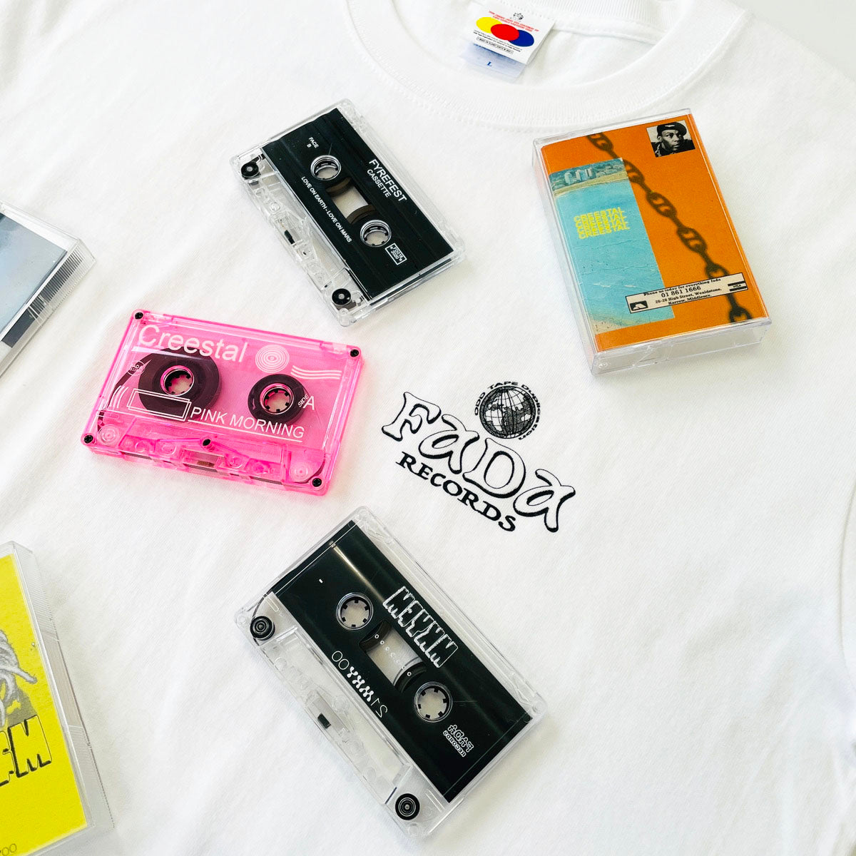 CLAY T-Shirts - FADA RECORDS × ODD TAPE DUPLICATION